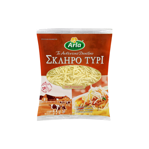 Arla Αυθεντικό Δανέζικο Σκληρό Τυρί Σκληρό τυρί (τριμμένο) 150 g | Arla ...