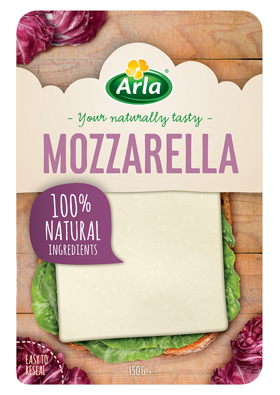 Arla Mozzarella Mozzarella σε φέτες 150 g | Arla Foods