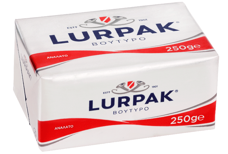 Lurpak® Βούτυρο ανάλατο σε αλουμινόφυλλο 250 g | Arla Foods